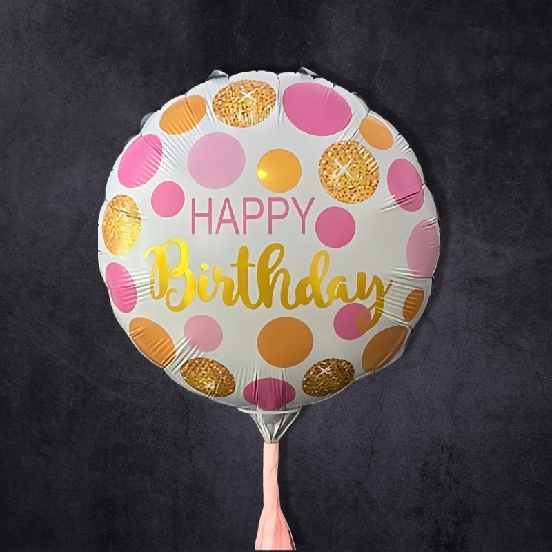 Polka Dot 18" Foil Balloon - JUNANDUS