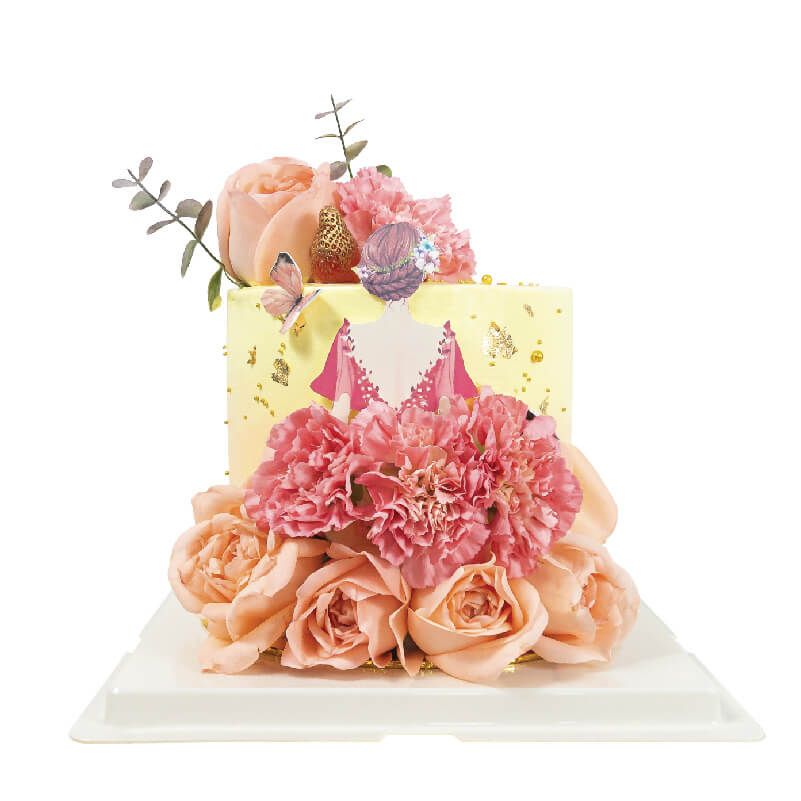 Flower Petal Lady Cake - JUNANDUS
